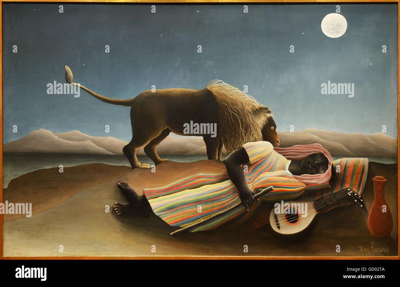The Sleeping Gypsy, 1897, Henri Rousseau, MOMA Stock Photo - Alamy
