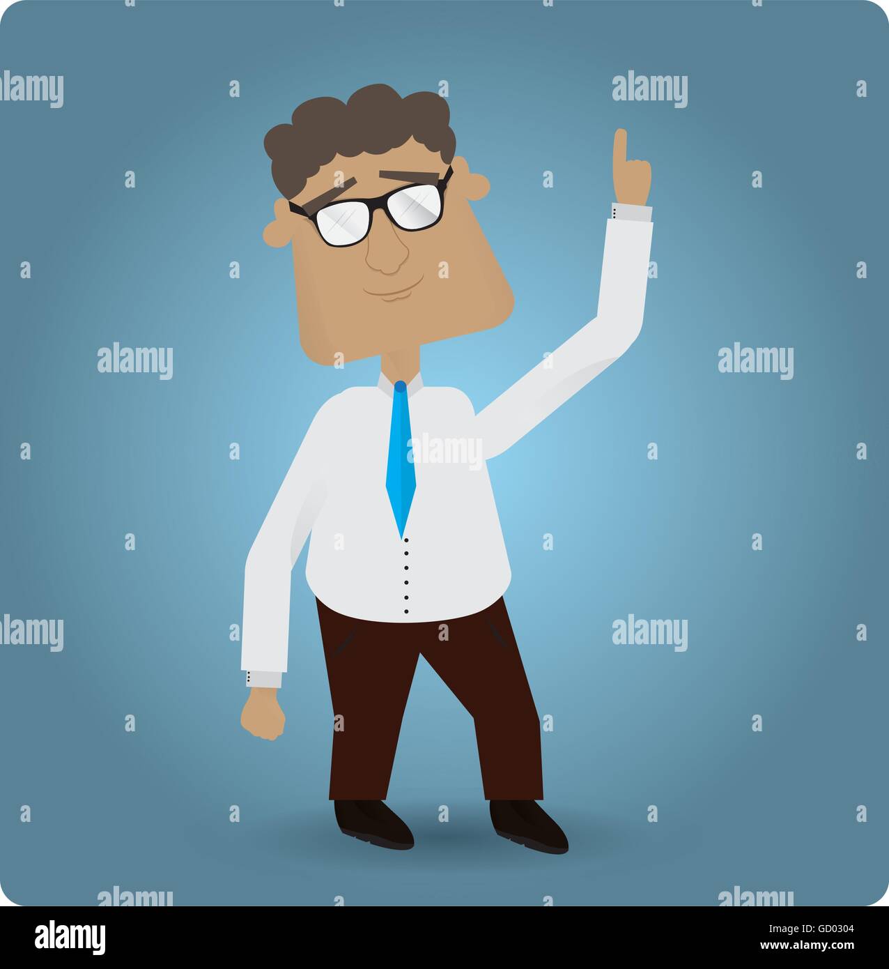 Isolated businessman, Vector illustration Stock Vector Image & Art - Alamy