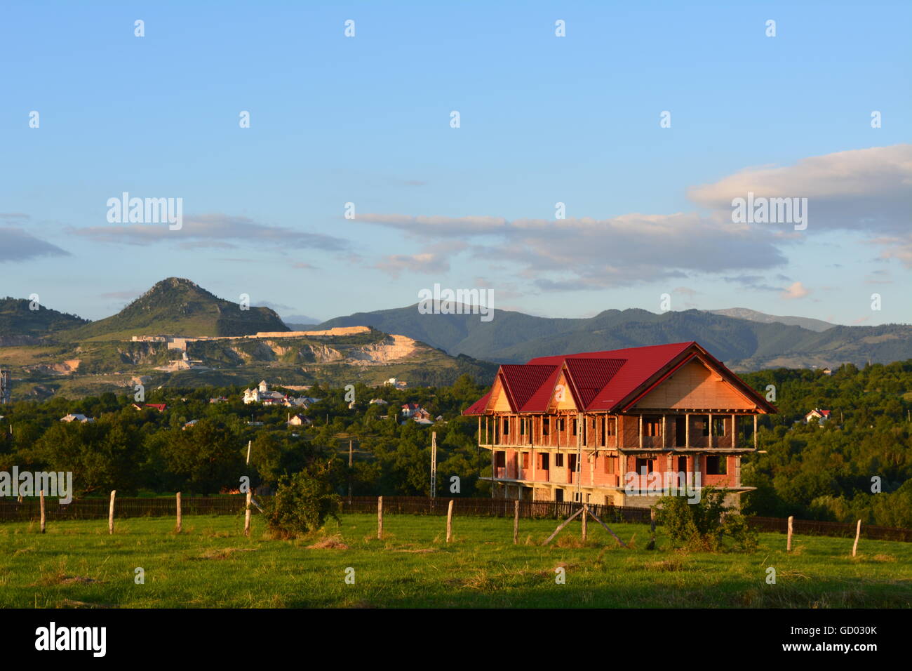 House being constructed on a heavenly place Stock Photo - Alamy