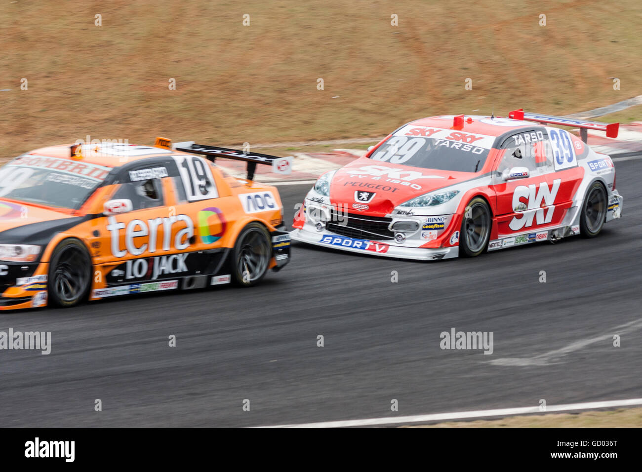 Racing Stock Car Interlagos Brazil Stock Photo - Alamy
