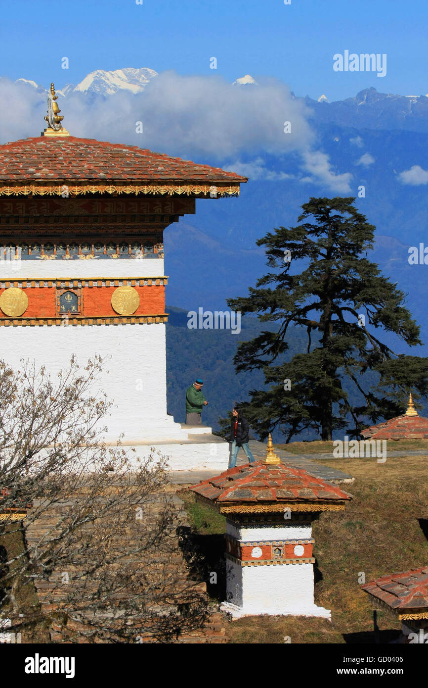 View from Dochu La Stock Photo - Alamy