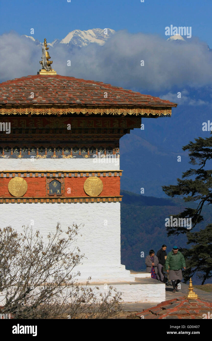 View from Dochu La Stock Photo - Alamy