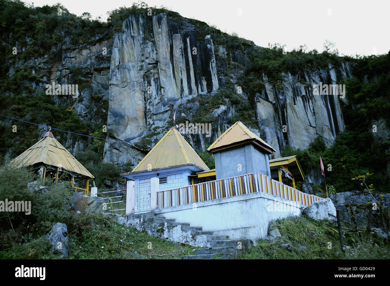 A temple in Zemithang Stock Photo - Alamy