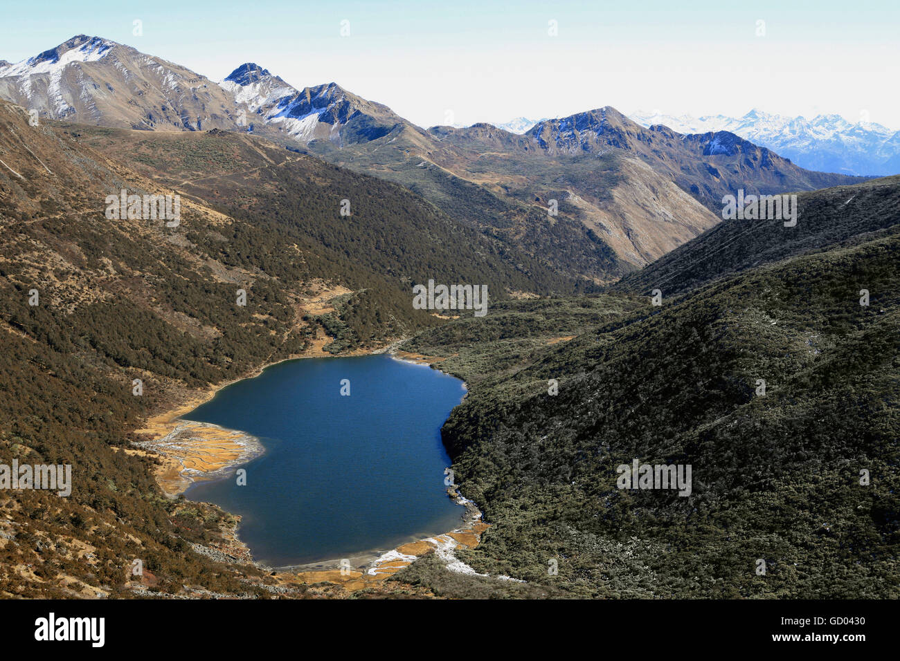 Lake in Bumla Stock Photo - Alamy