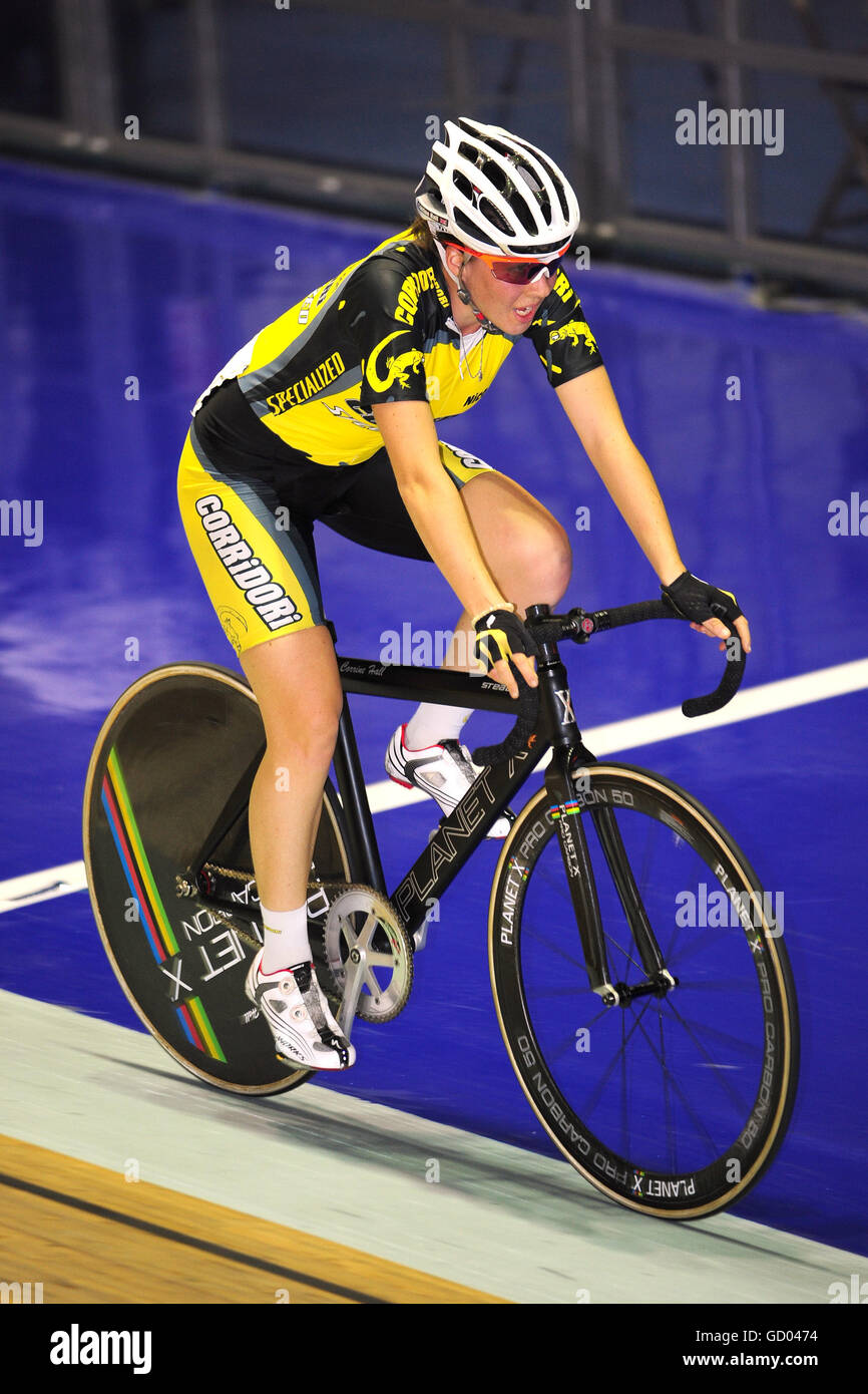 Team Corridori's Corrine Hall after winning the Women's 30km Points ...