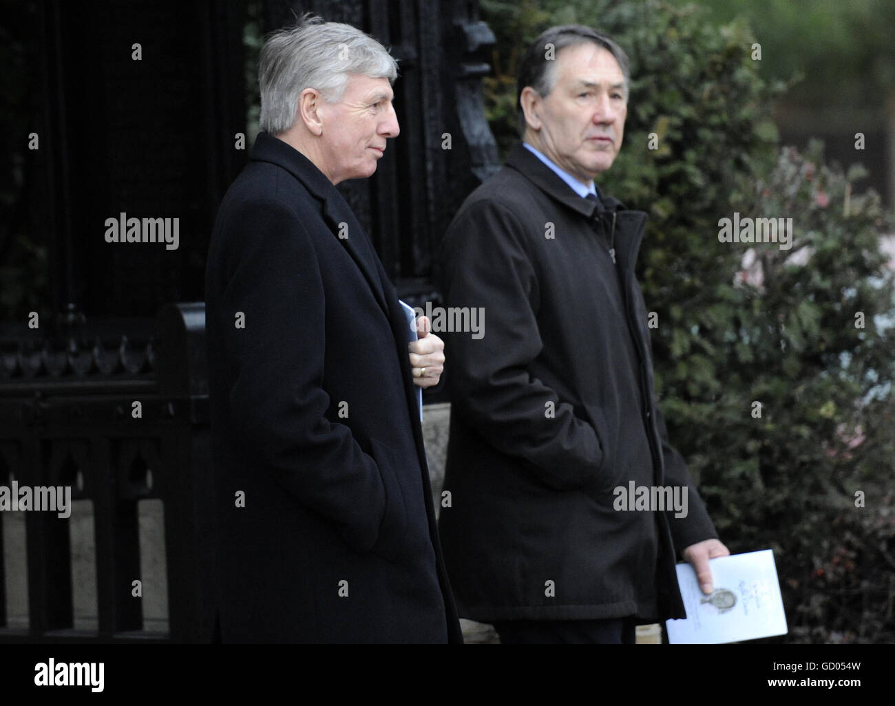 Soccer - Ralph Coates Memorial Service - St Stephens Church Stock Photo ...