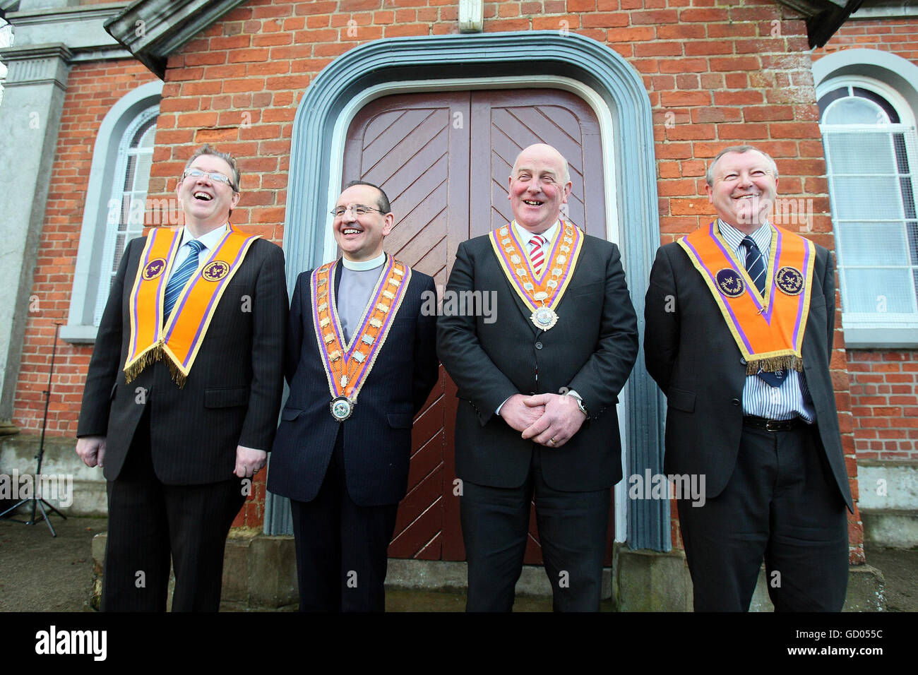 New Orange Order leader Stock Photo - Alamy