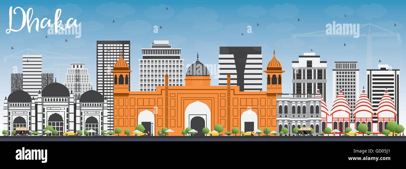 Downtown dhaka bangladesh Stock Vector Images - Alamy