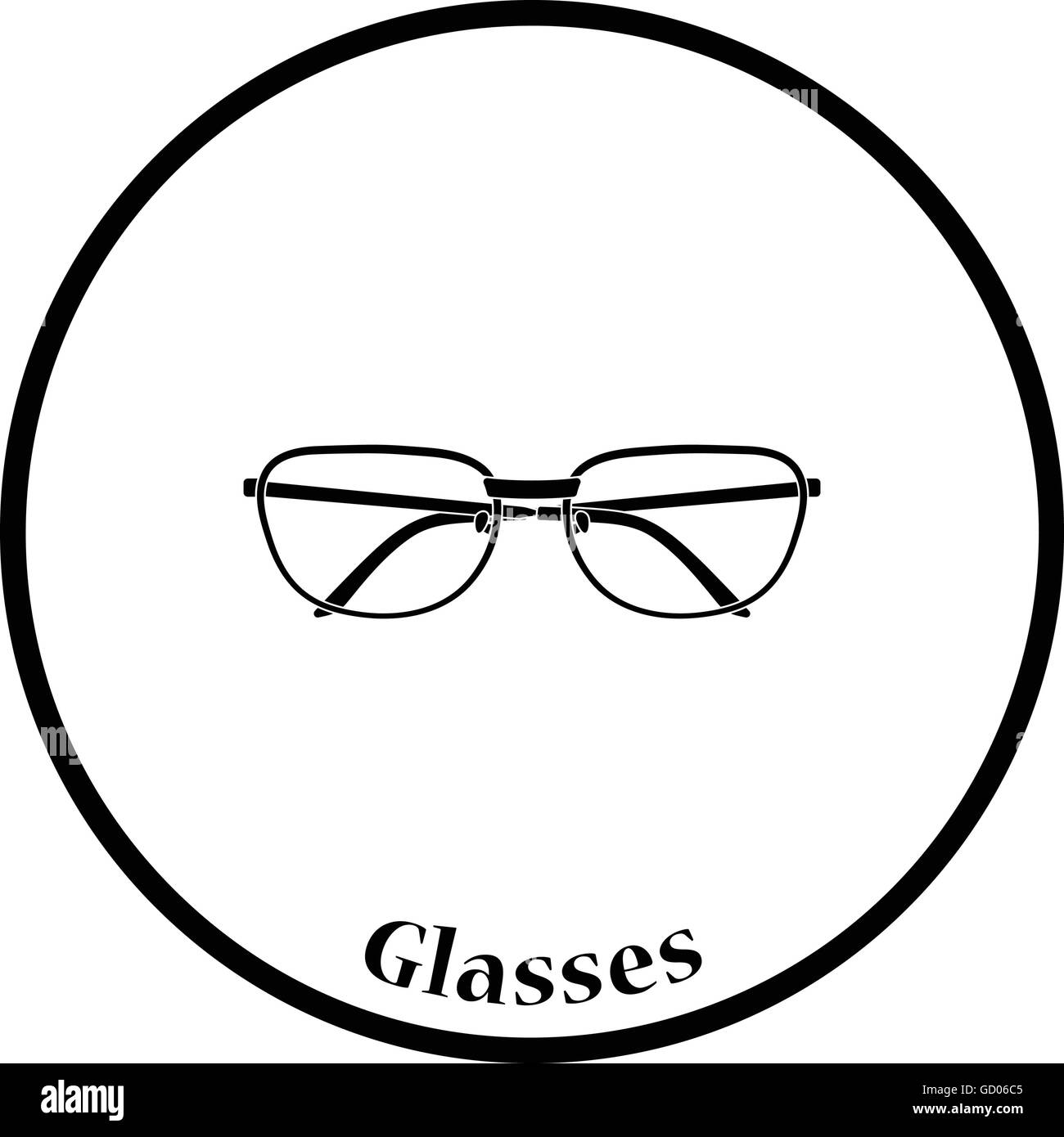 Circle frame glasses Black and White Stock Photos & Images - Alamy