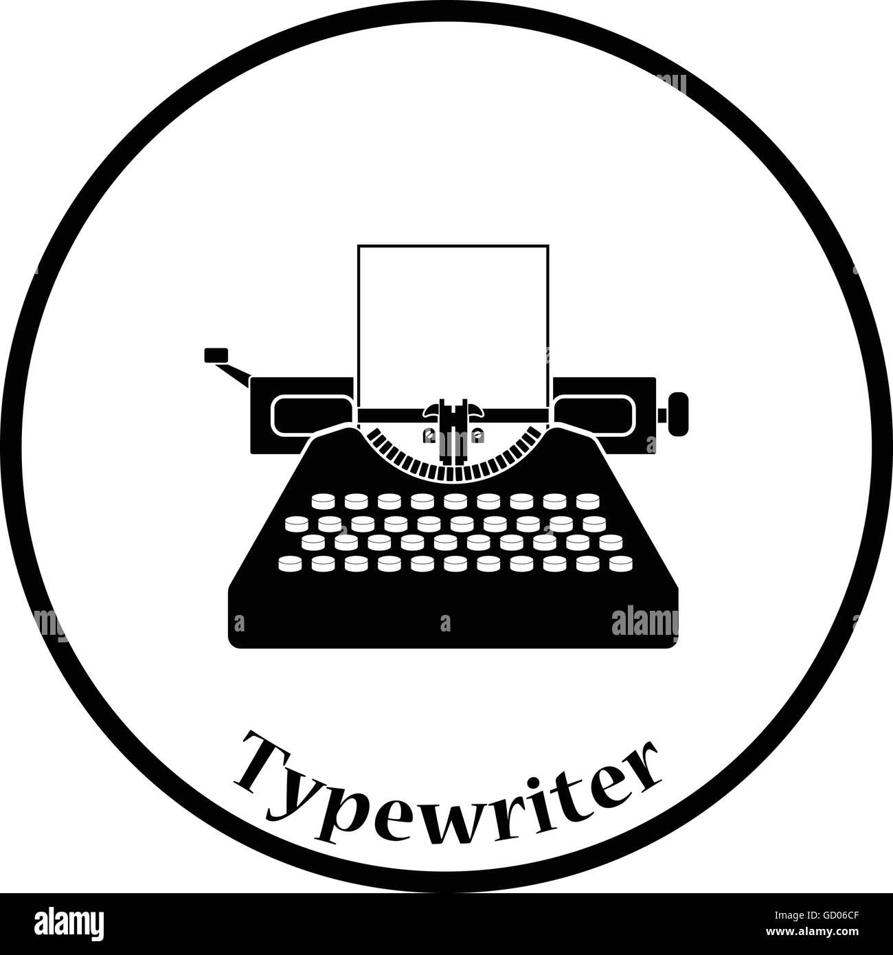 Manual type writer Black and White Stock Photos & Images - Alamy
