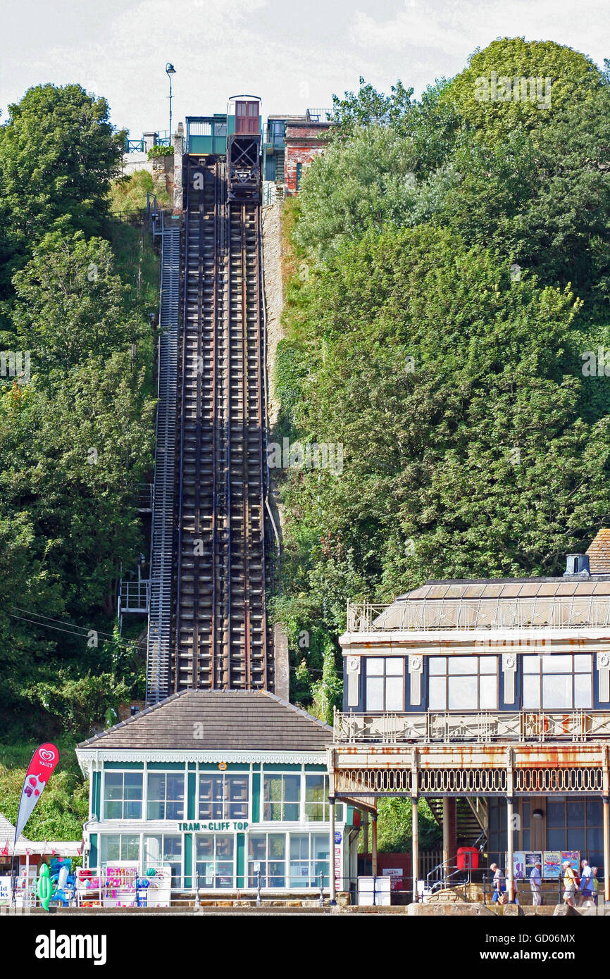 Scarborough Cliff Tramway Stock Photo - Alamy