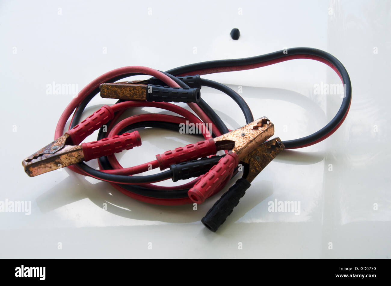 Battery red positive black negative hi-res stock photography and images ...