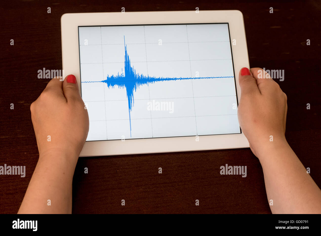 Digital seismograph High Resolution Stock Photography and Images - Alamy