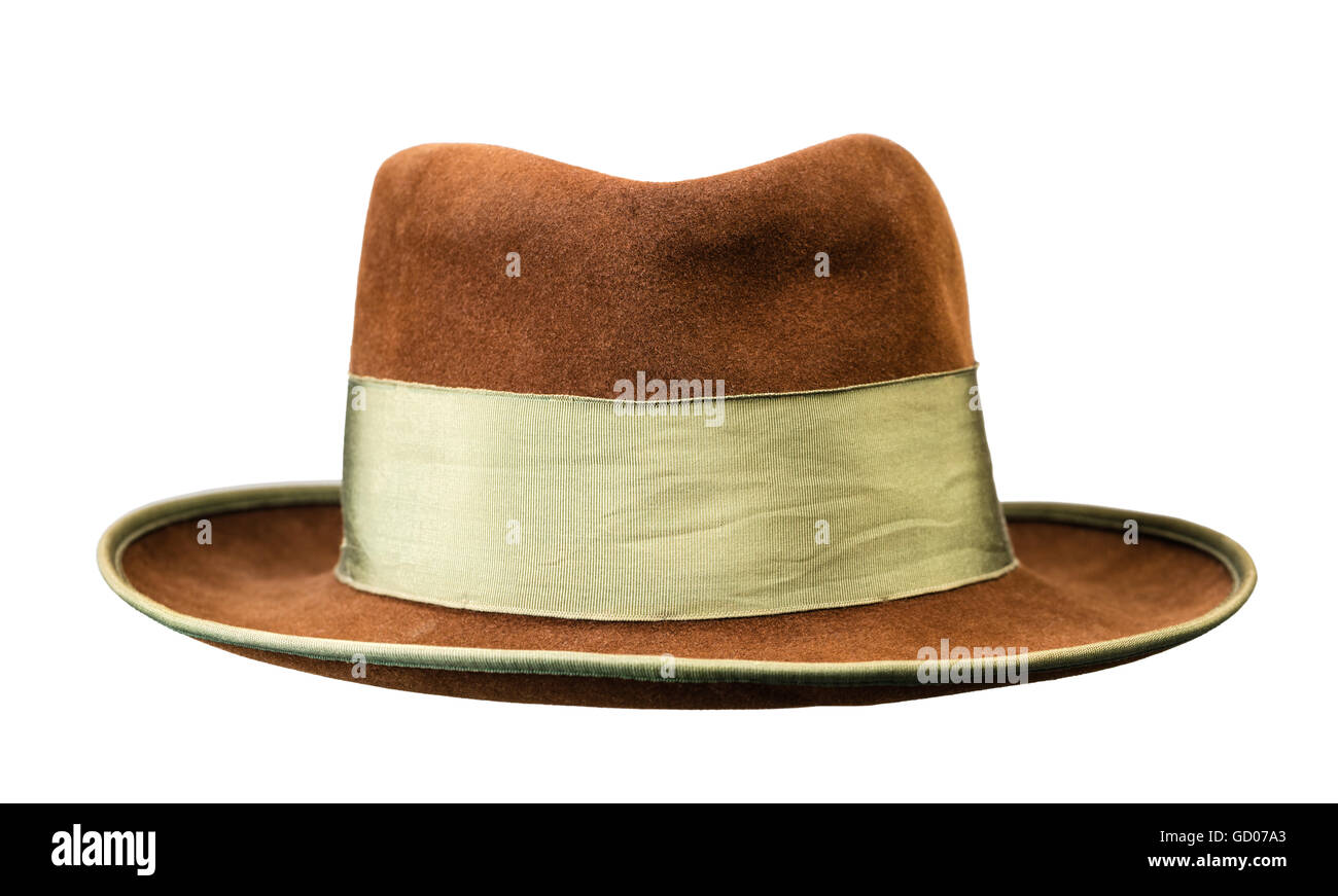 Vintage hat isolated on hi-res stock photography and images - Alamy