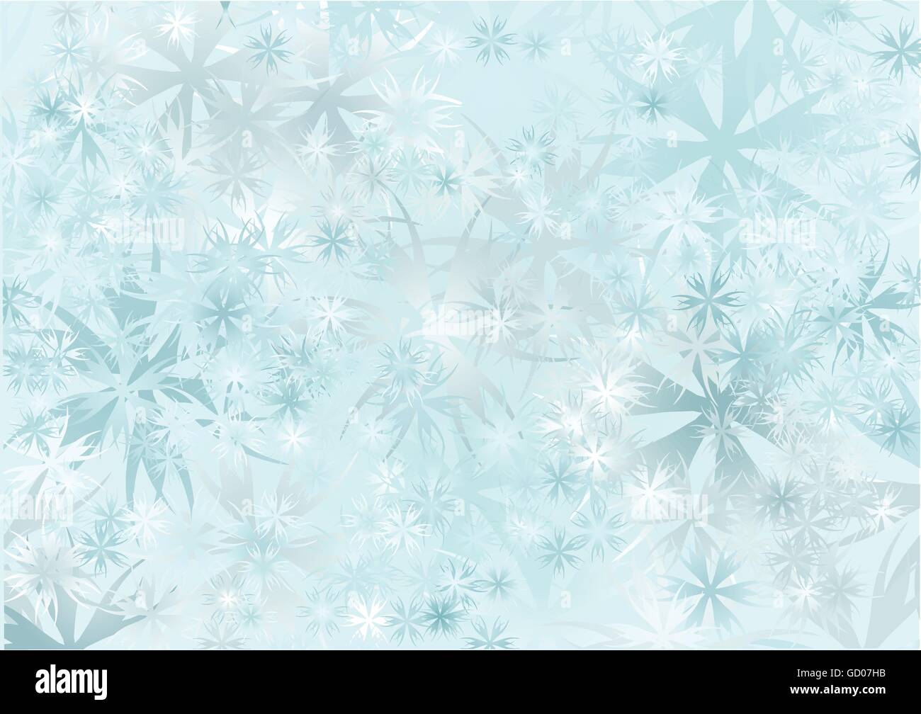 snowfall. abstract blue background with snowflake Stock Vector Image ...