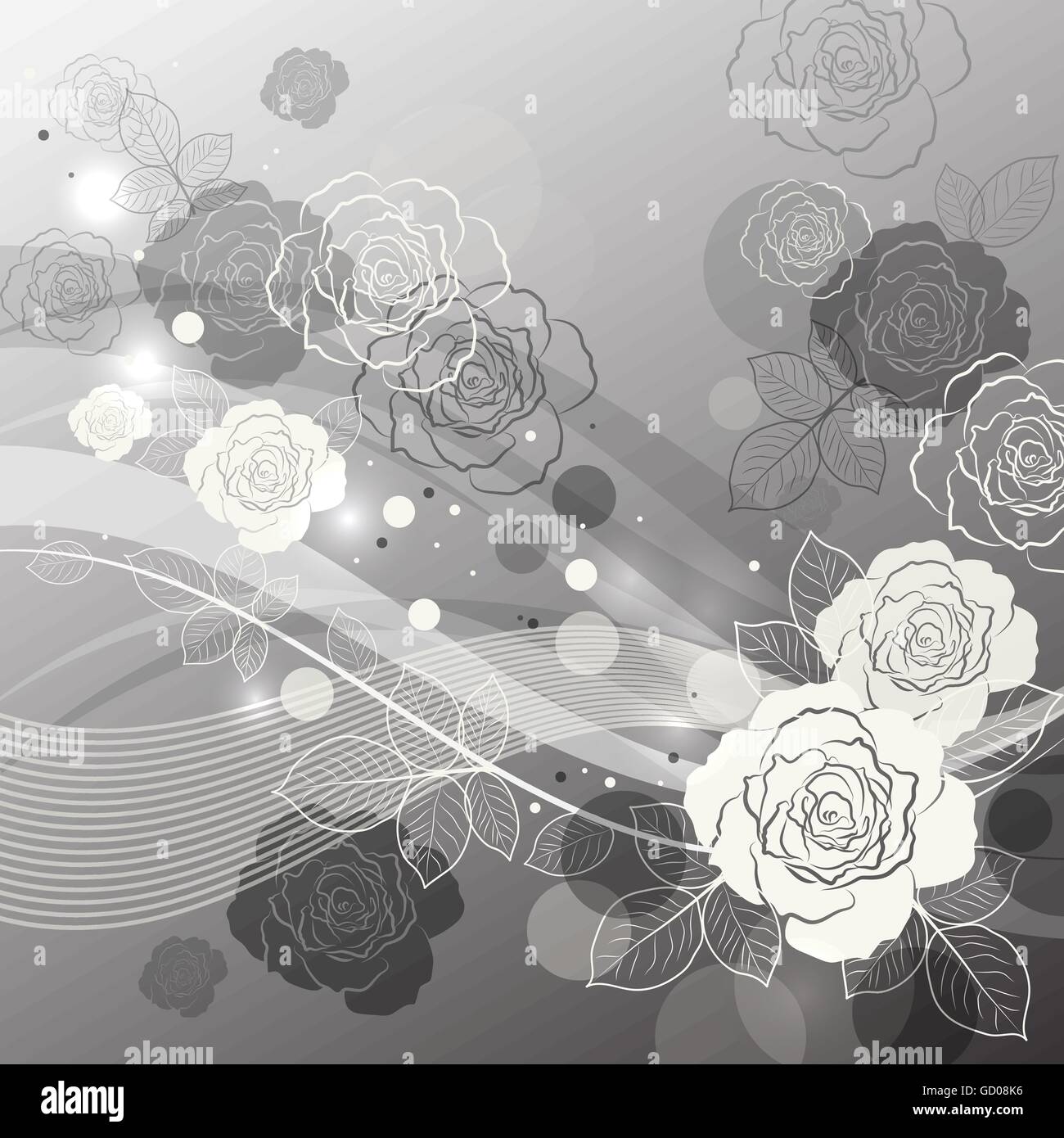 Floral vector background Stock Vector Image & Art - Alamy