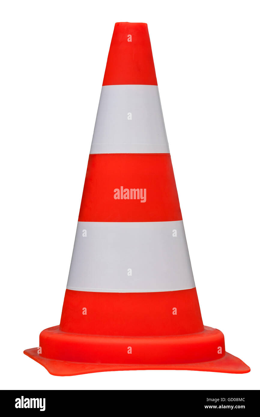 Traffic cone, traffic cone isolated on white background, clipping path ...