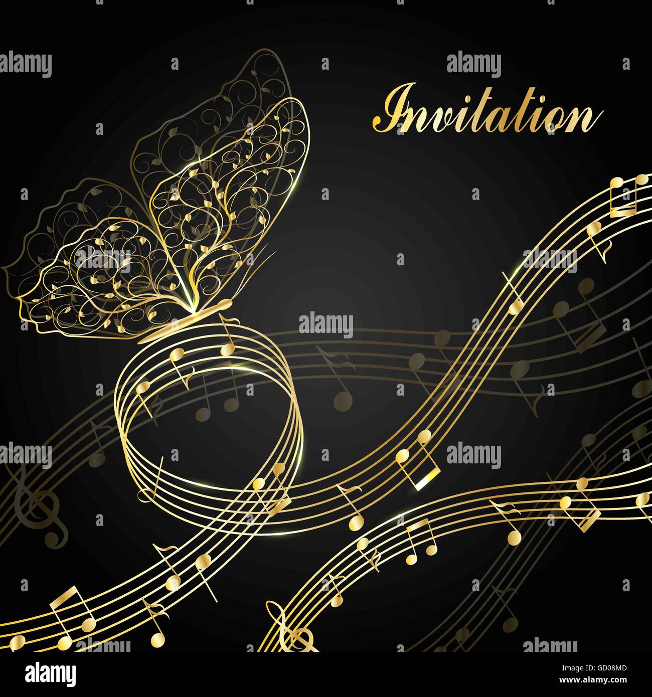 Musical design elements Stock Vector Image & Art - Alamy