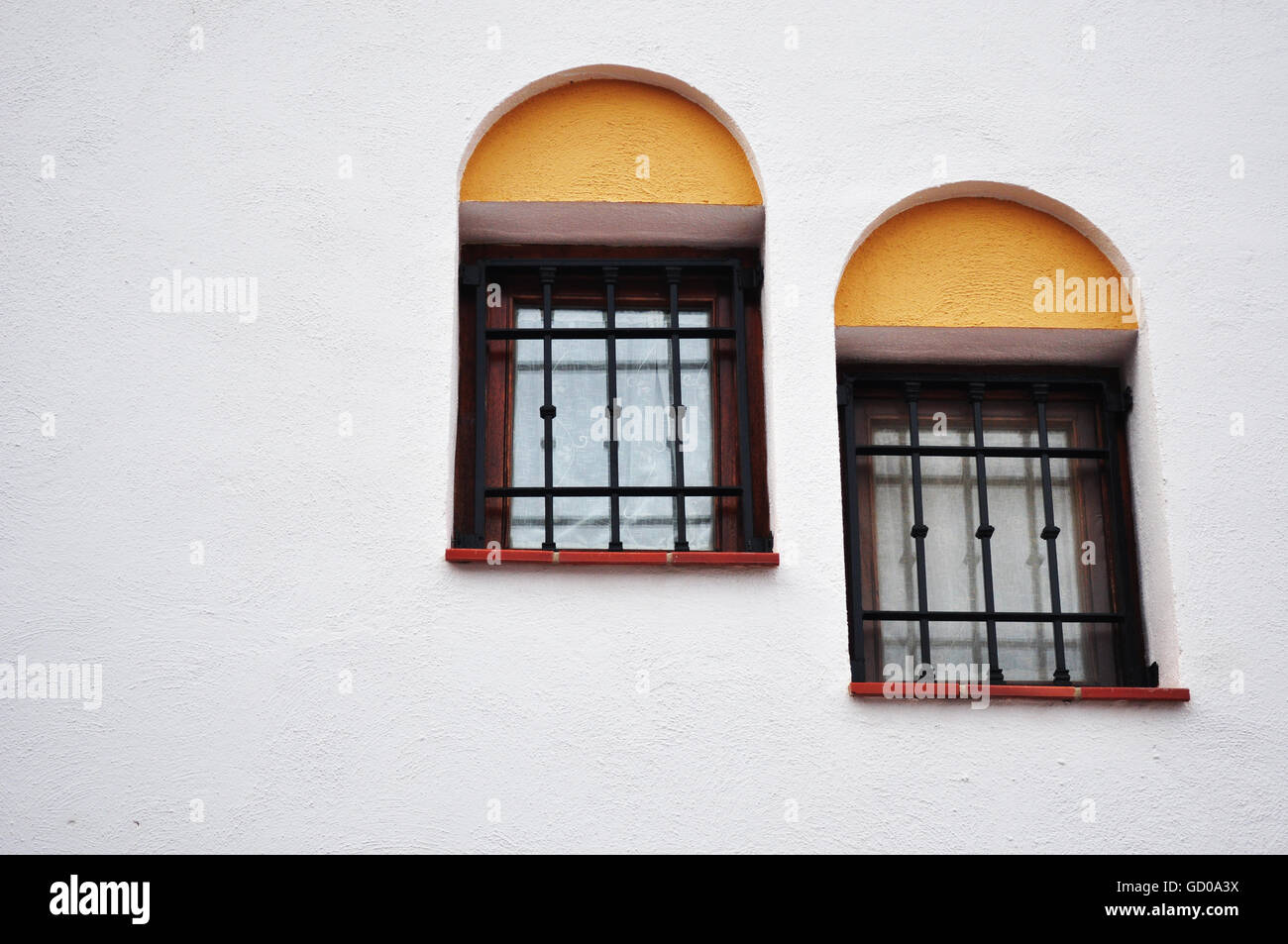 Two windows arc identical hi-res stock photography and images - Alamy