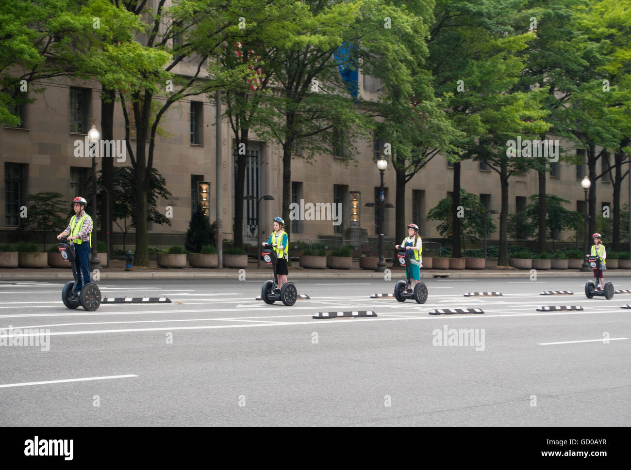 Segway tour in Washington DC Stock Photo - Alamy