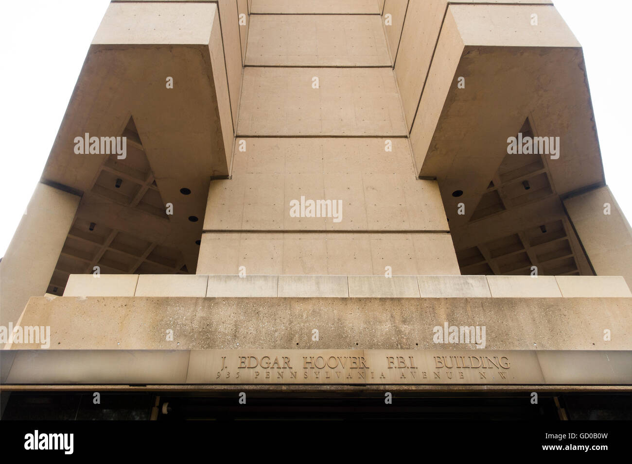 J Edgar Hoover FBI sign Washington DC Stock Photo - Alamy