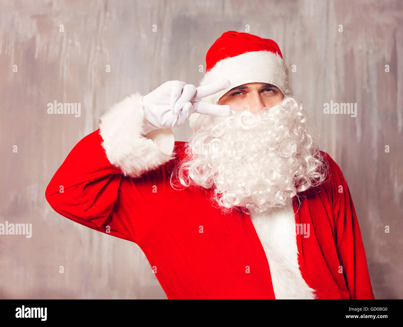 Dancing father christmas santa claus hi-res stock photography and ...