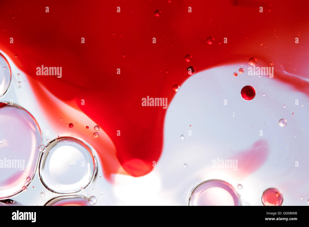 blood and bubbles abstract Stock Photo - Alamy