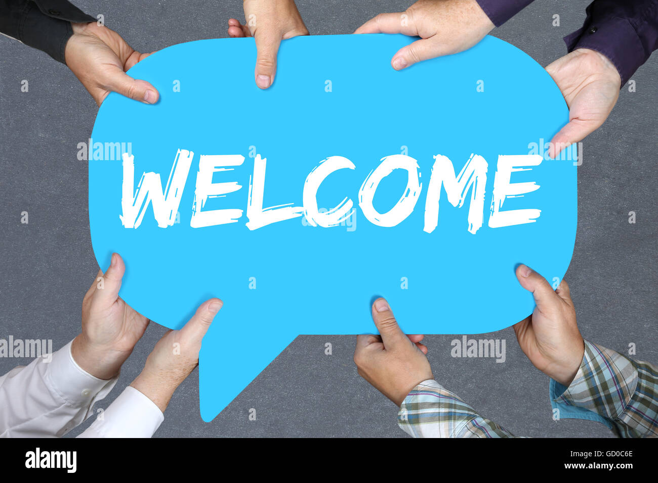 Welcome Pictures With Hands