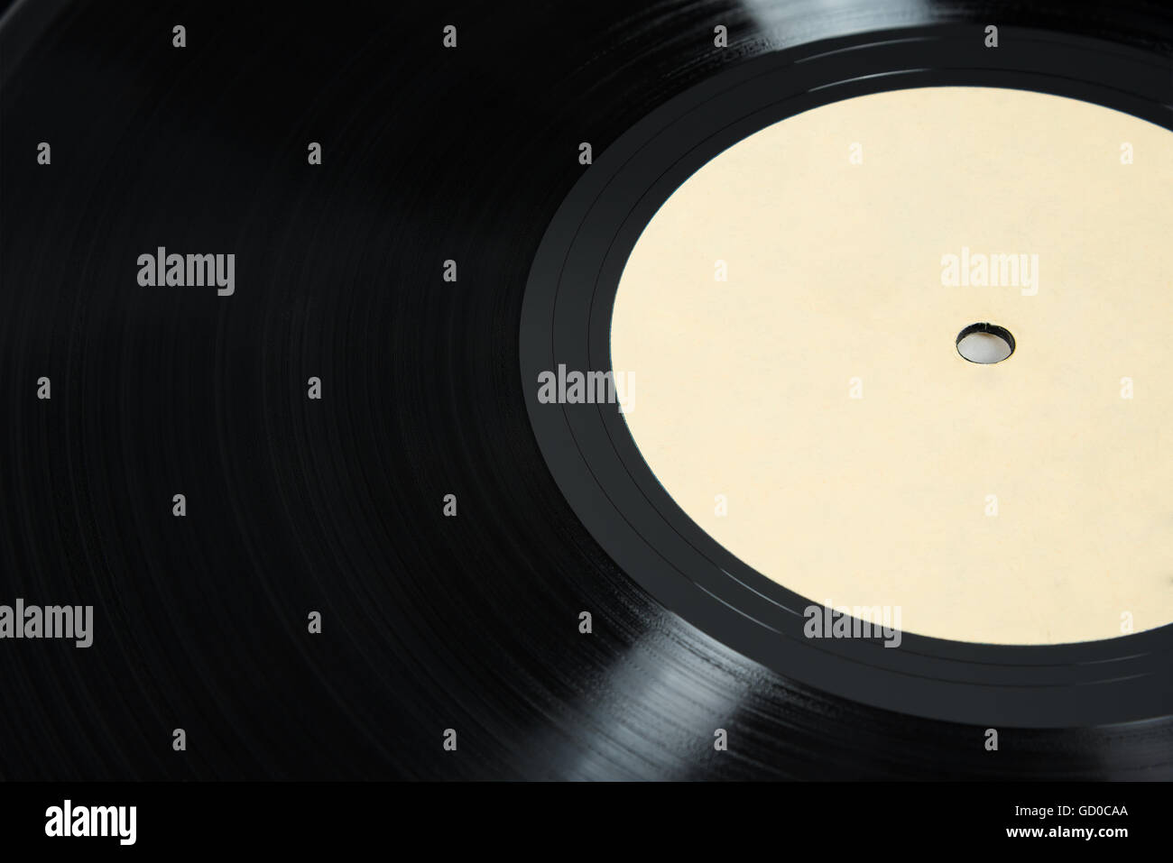Vintage vinyl record blank label hi-res stock photography and images ...