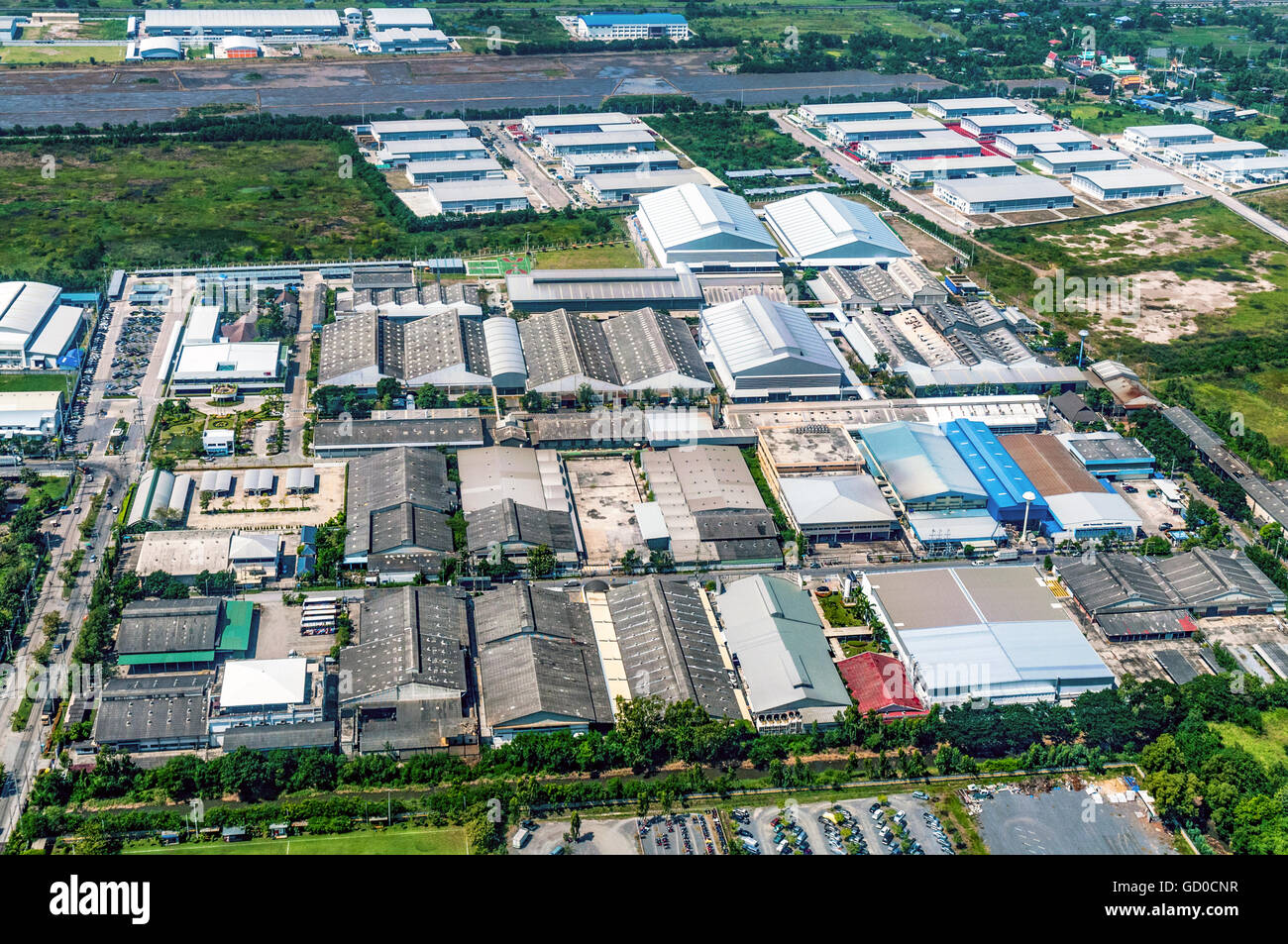 Land Development Industrial Estate Construction structure, growth Stock ...