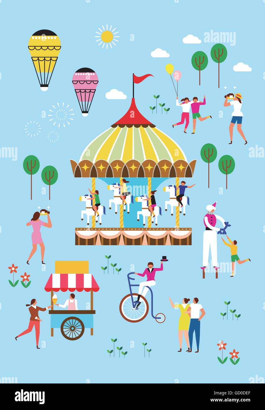 Photographing group of people Stock Vector Images - Alamy