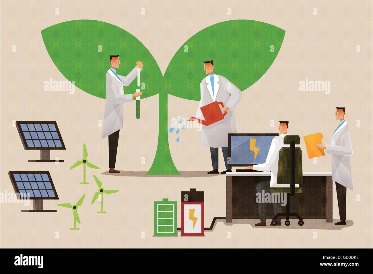 Solar project Stock Vector Images - Alamy