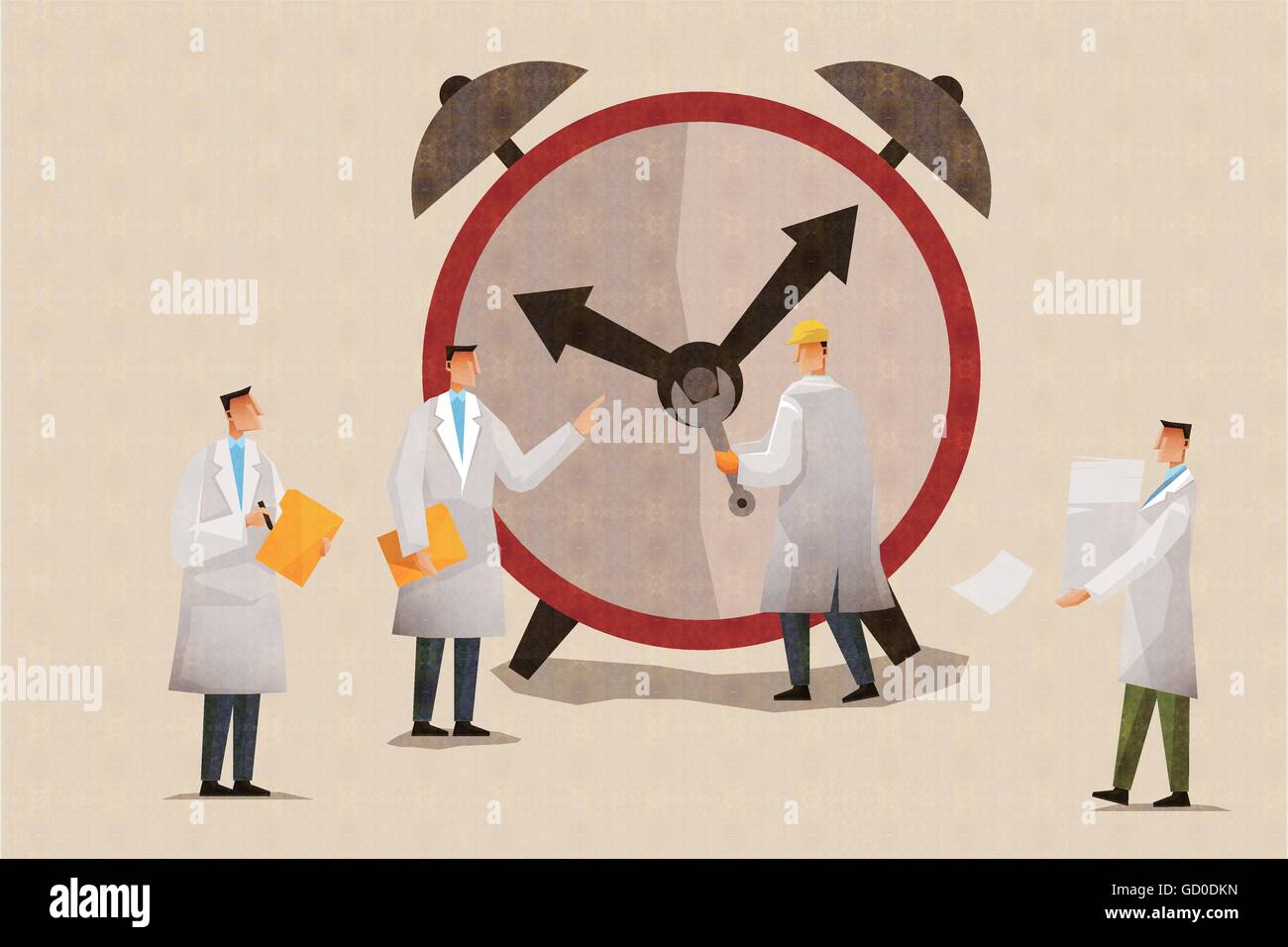 Clock repair project Stock Vector Images - Alamy