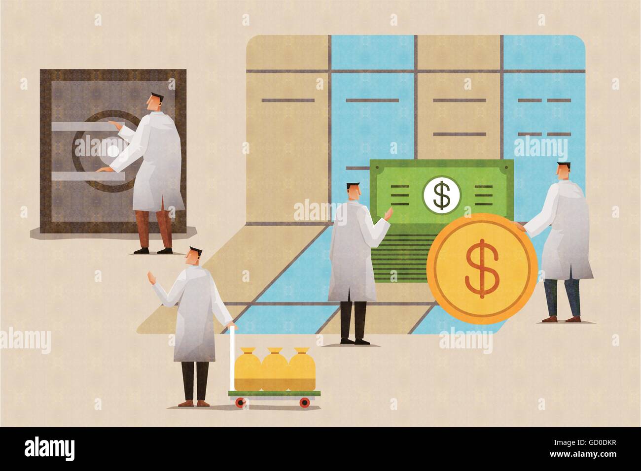 Project banknote Stock Vector Images - Alamy