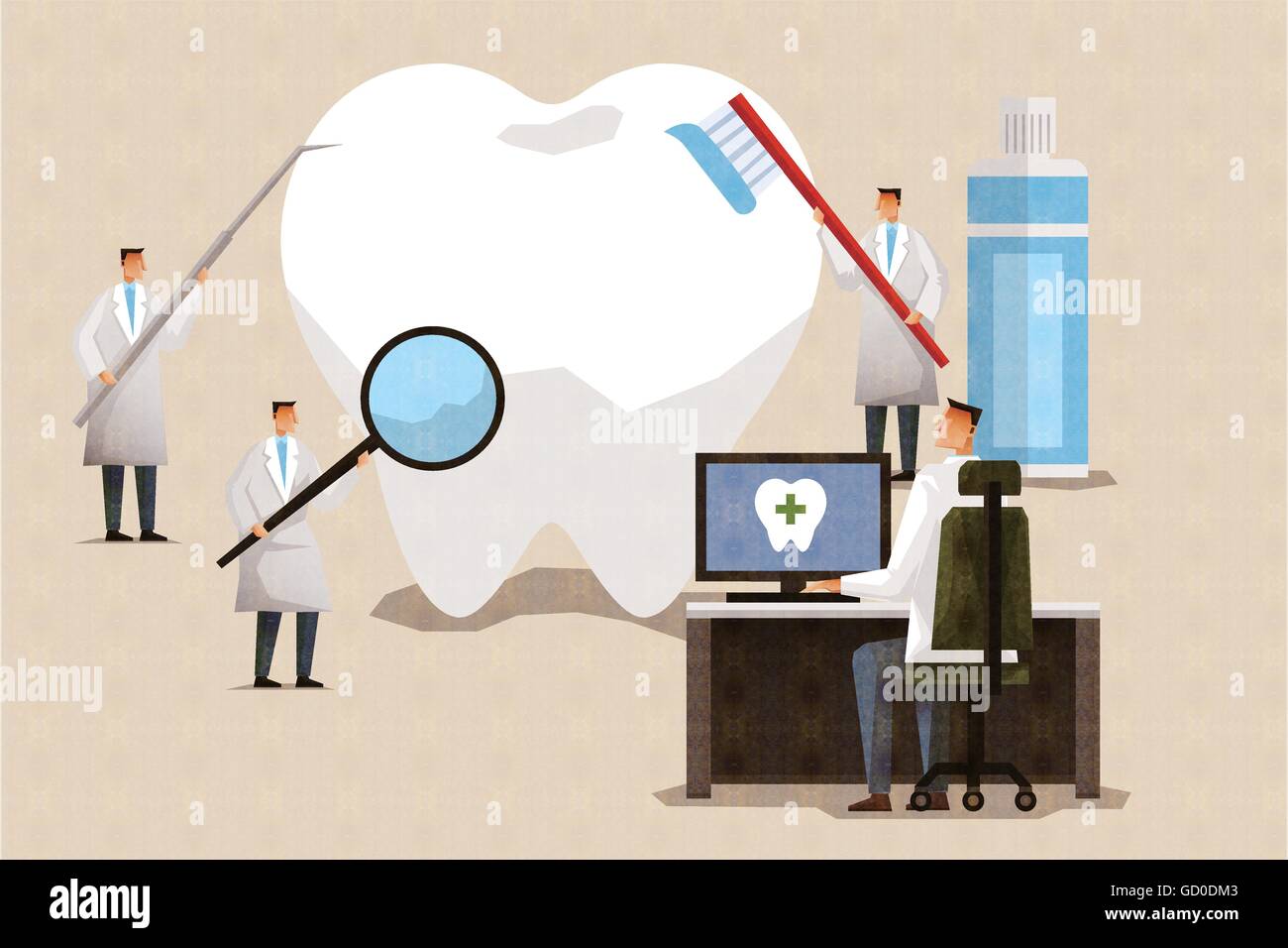 Dental project Stock Vector Images - Alamy