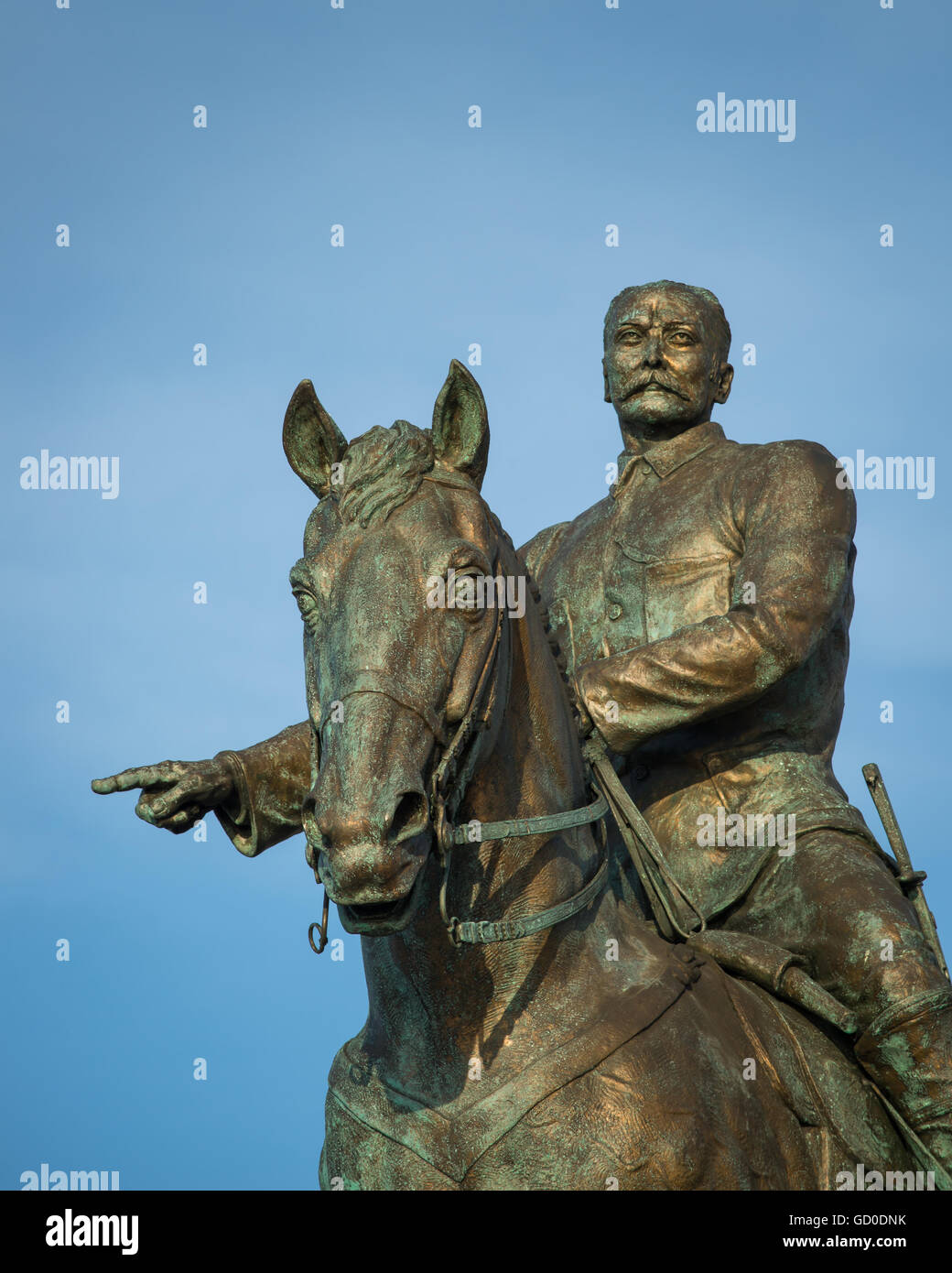 A statue of Calixto Garcia, a three star general who fought for Cuban ...