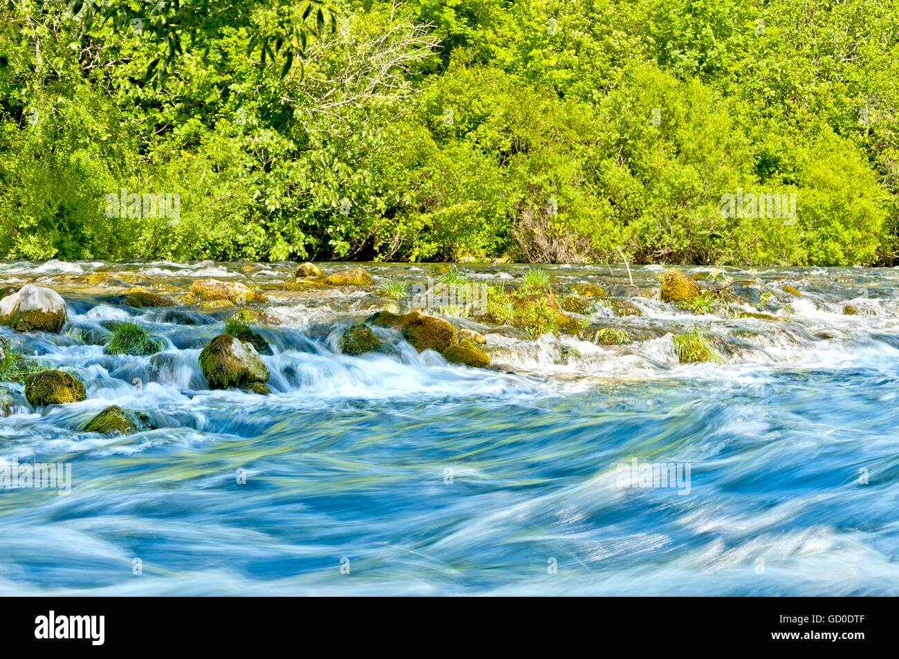 cetina river rapids near svinisce village in croatia Stock Photo - Alamy