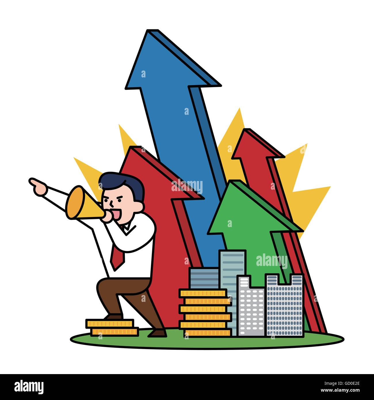 Stimulate the economy Stock Vector Images - Alamy