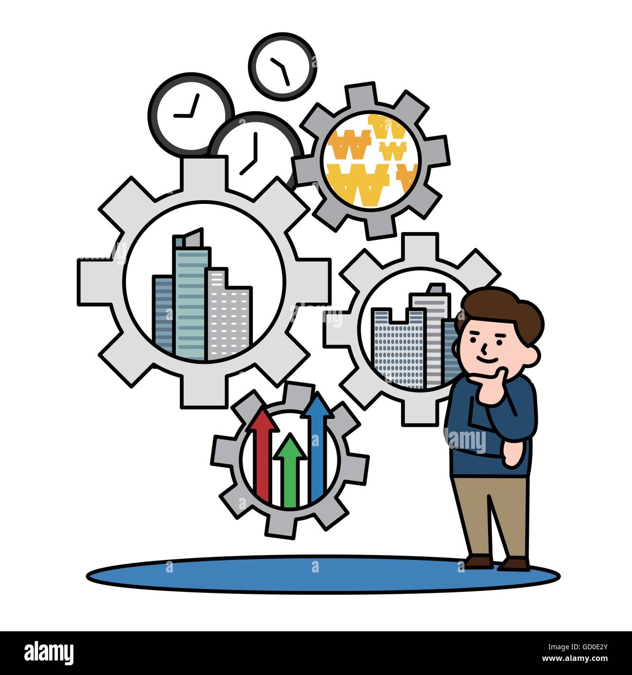 Stimulate the economy Stock Vector Images - Alamy