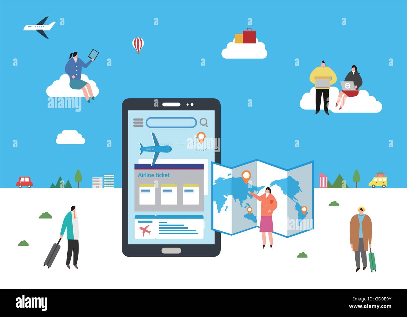 Network tea Stock Vector Images - Alamy