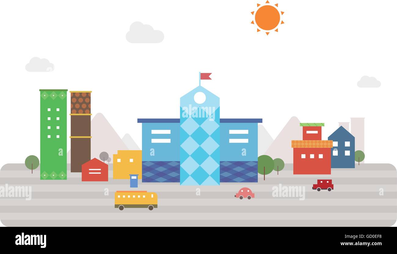 Building background pattern Stock Vector Image & Art - Alamy