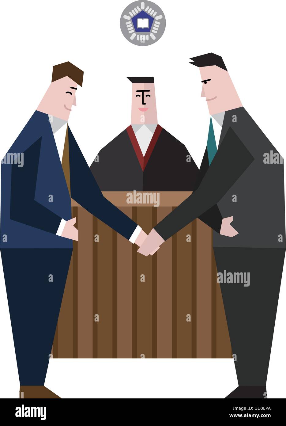 Court society Stock Vector Images - Alamy