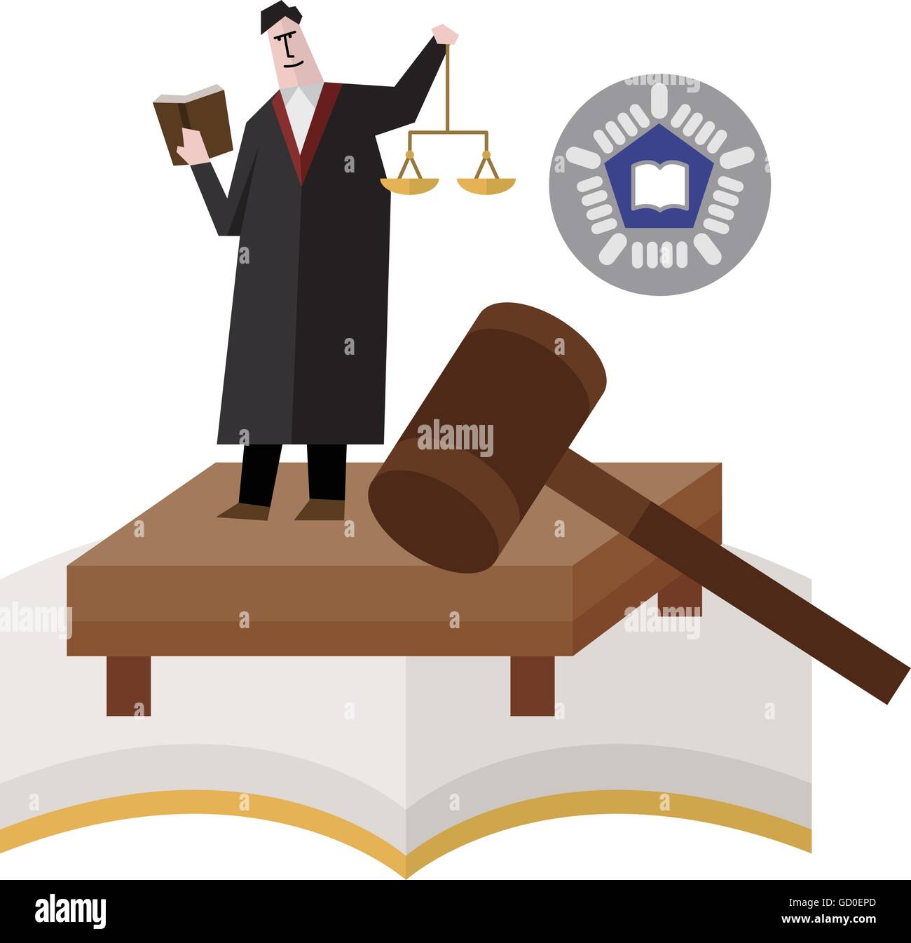 Court society Stock Vector Images - Alamy
