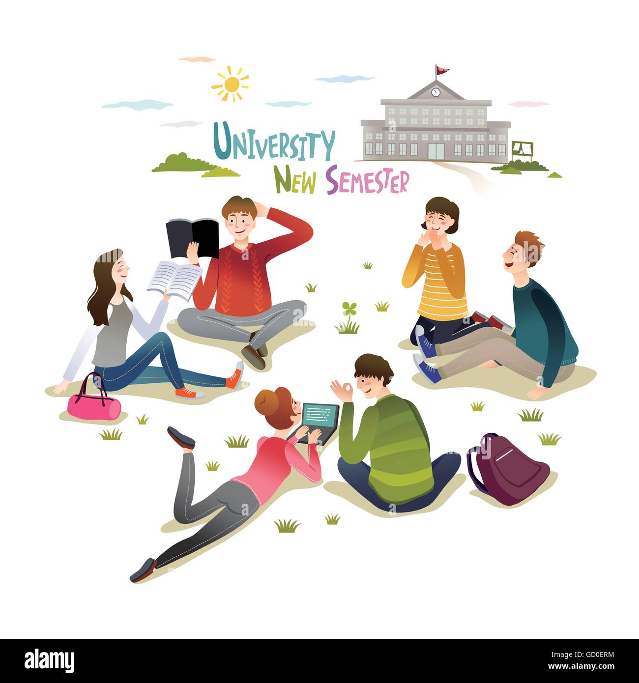 Enrollment background Stock Vector Images - Alamy
