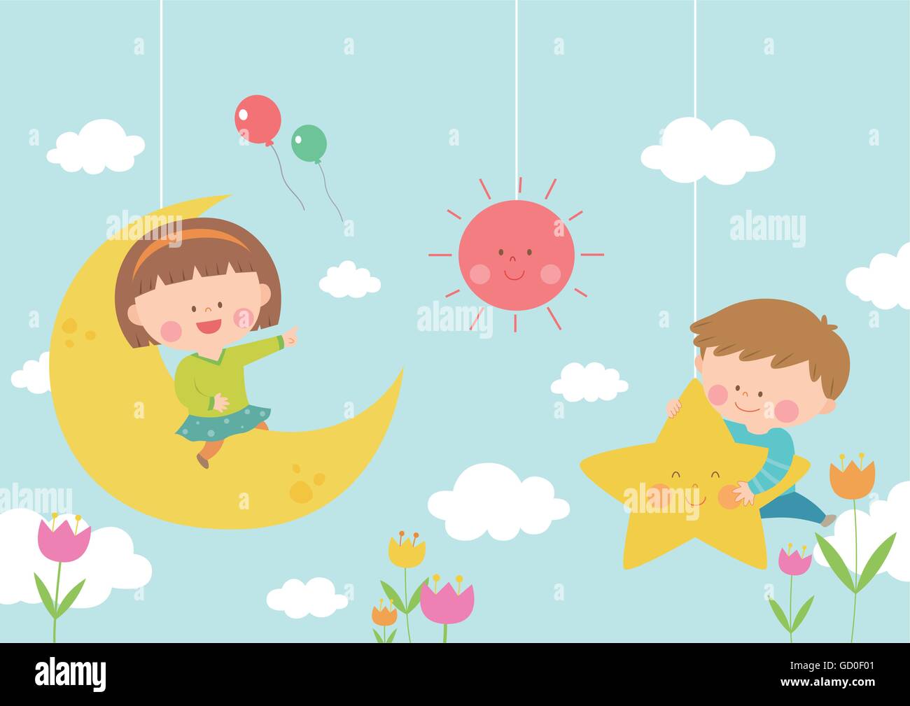 Baby story Stock Vector Images - Alamy