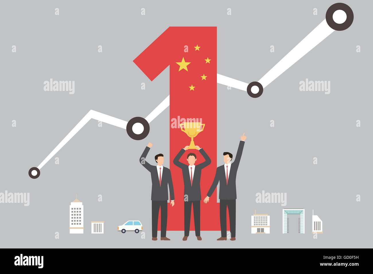 China economy growth Stock Vector Images - Alamy