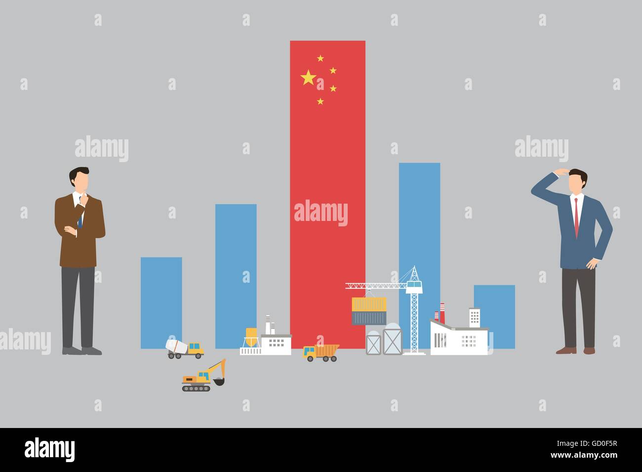 China economy growth Stock Vector Images - Alamy