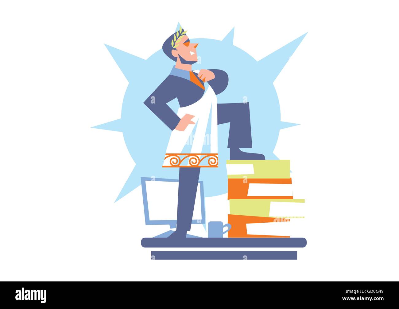 Abstract business concept of office life Stock Vector Image & Art - Alamy