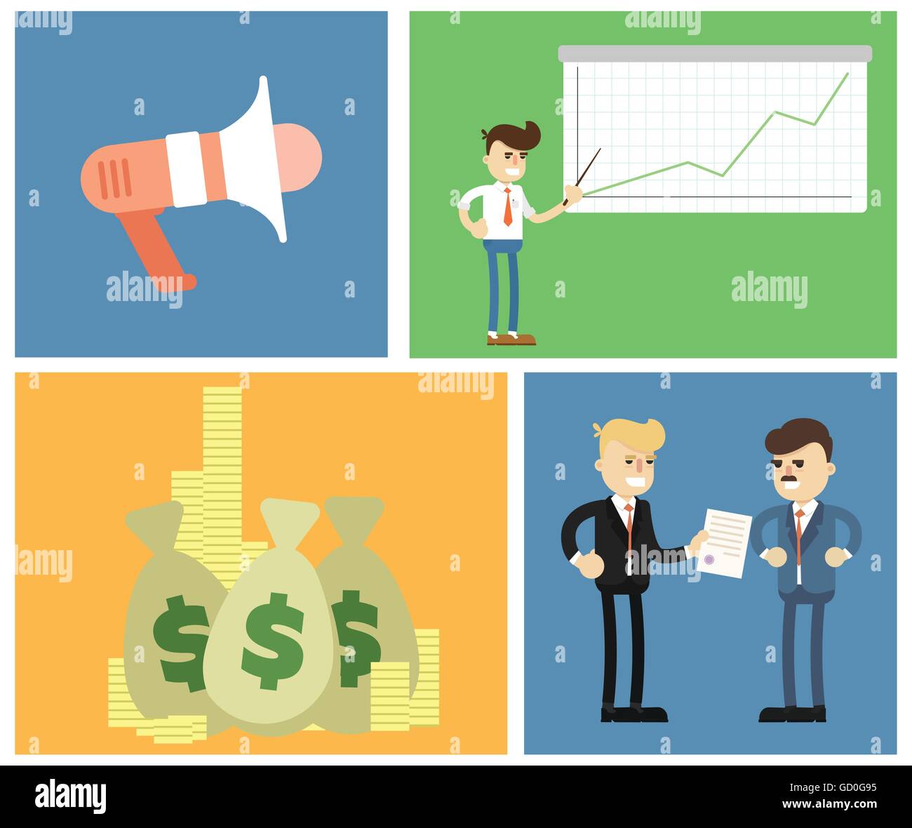 Team starting project Stock Vector Images - Alamy