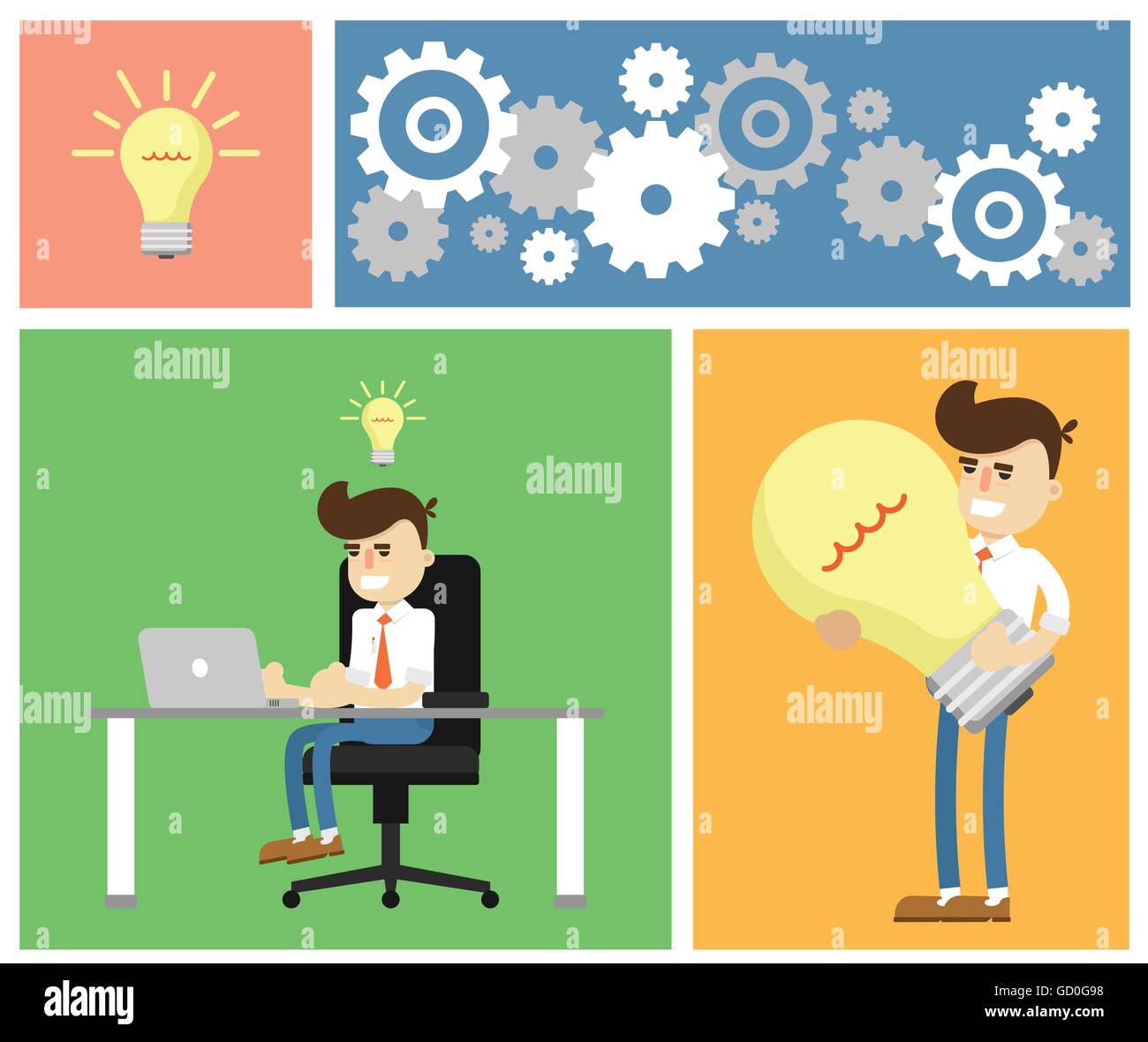 Team starting project Stock Vector Images - Alamy